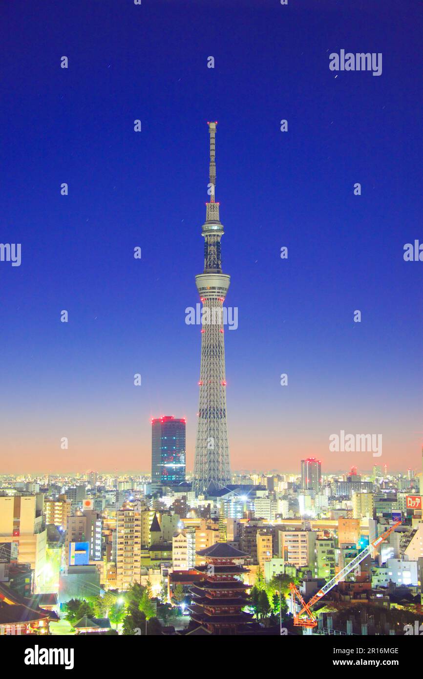 Tokyo Sky Tree in early morning Stock Photo - Alamy