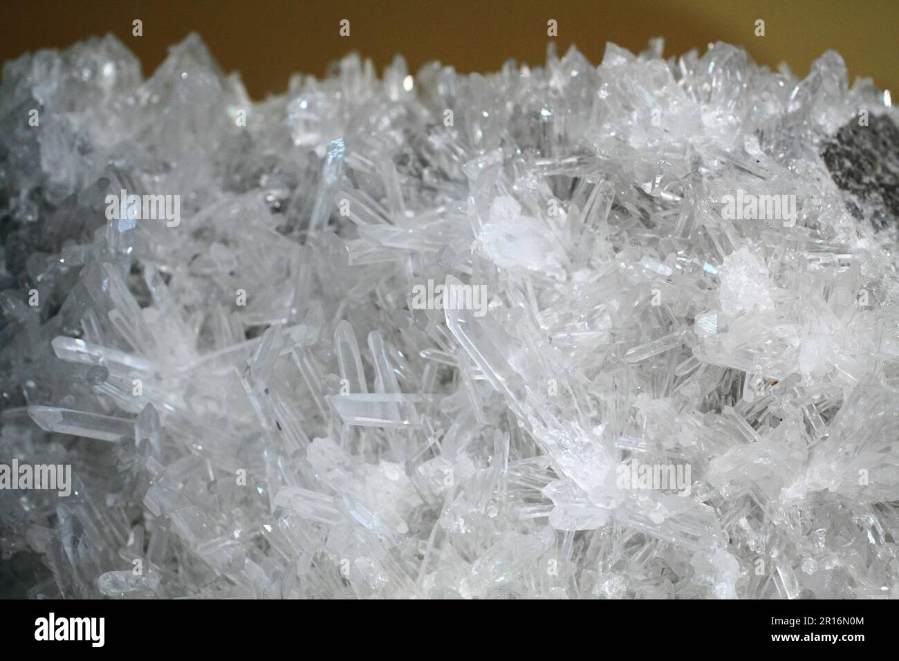 white rock-crystal texture as very nice mineral background Stock Photo ...