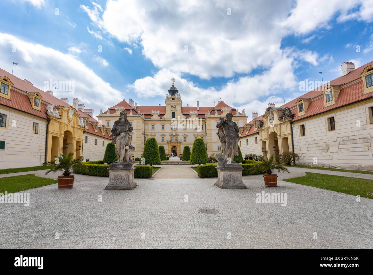 VALTICE, CZECH REPUBLIC - MAY 7th 2023: Chateau Valtice, Lednice ...