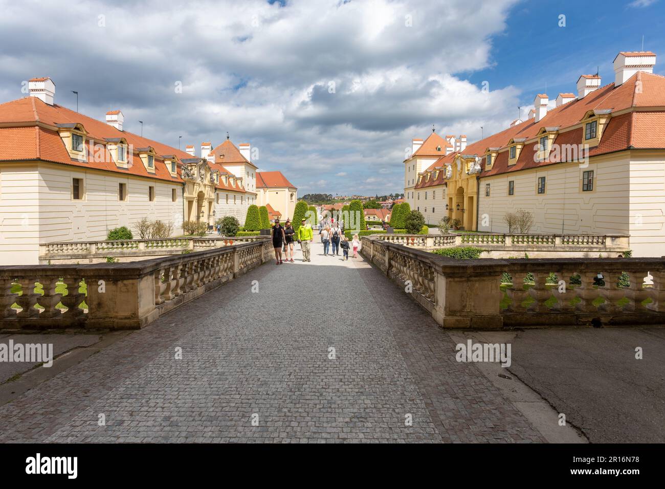 VALTICE, CZECH REPUBLIC - MAY 7th 2023: Chateau Valtice, Lednice ...