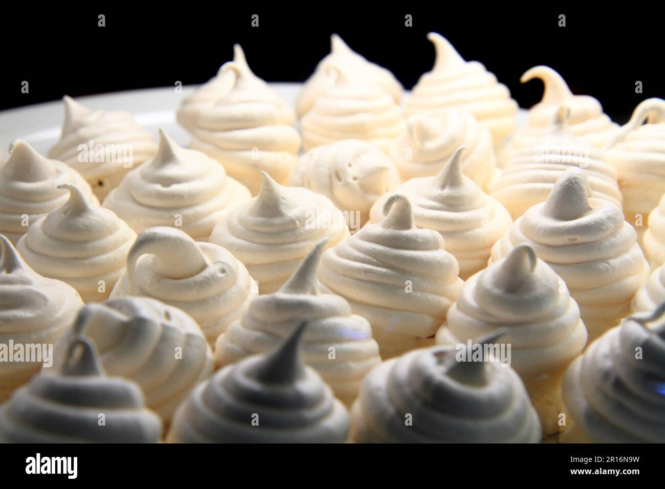 czech macaroon as very nice sweet food background Stock Photo - Alamy