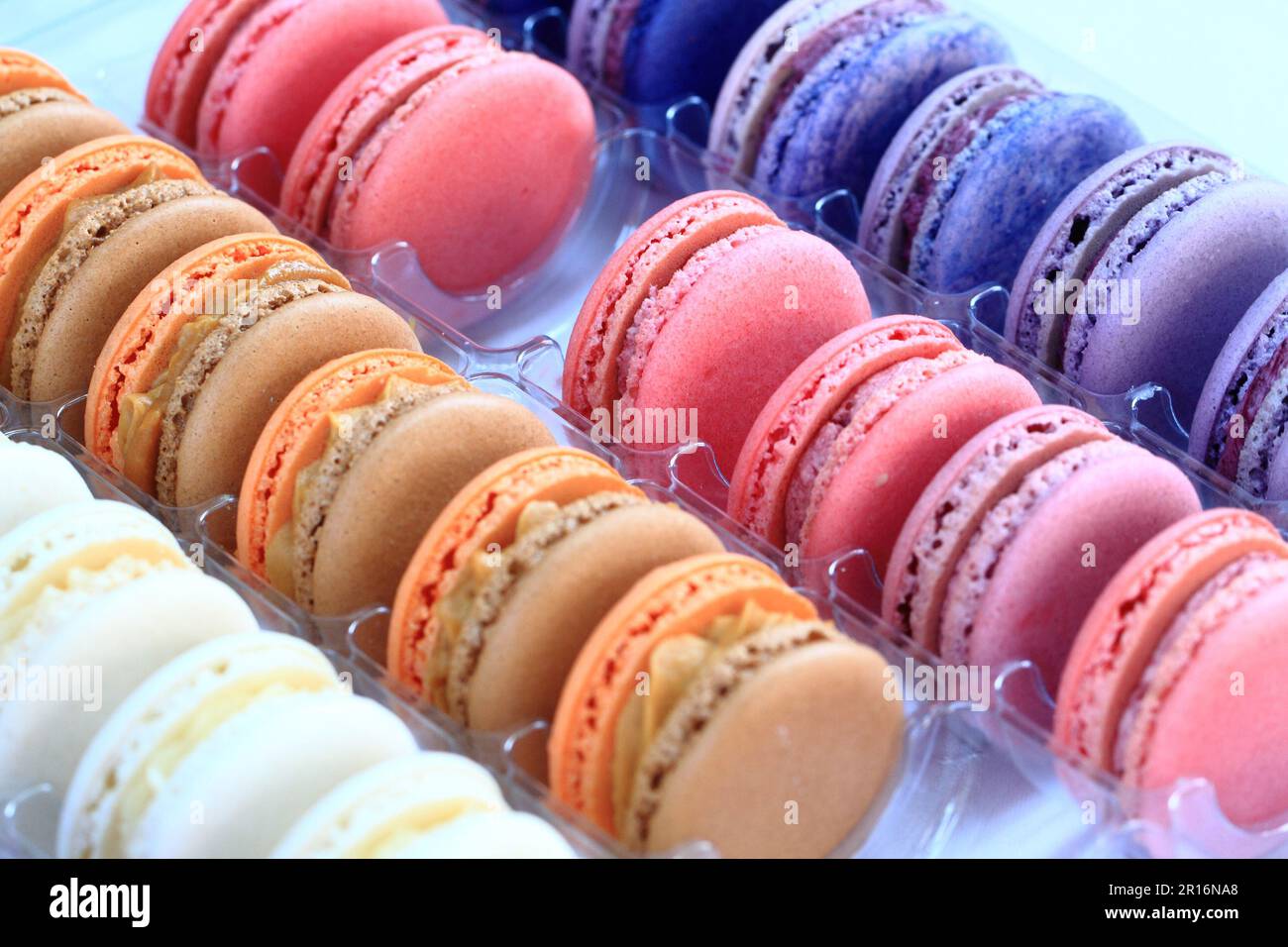 color macaroon as very nice sweet food background Stock Photo - Alamy