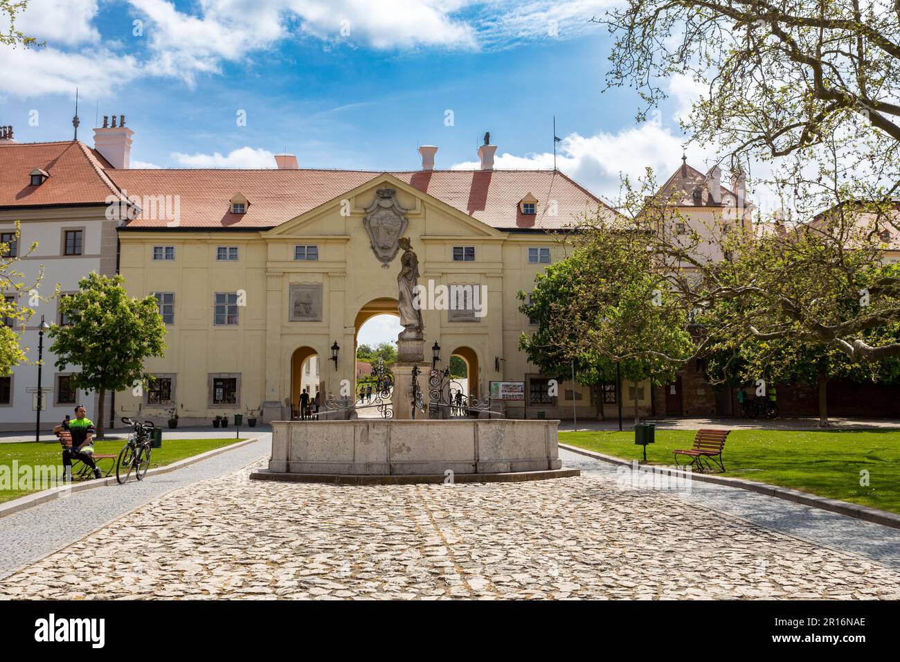 VALTICE, CZECH REPUBLIC - MAY 7th 2023: Chateau Valtice, Lednice ...