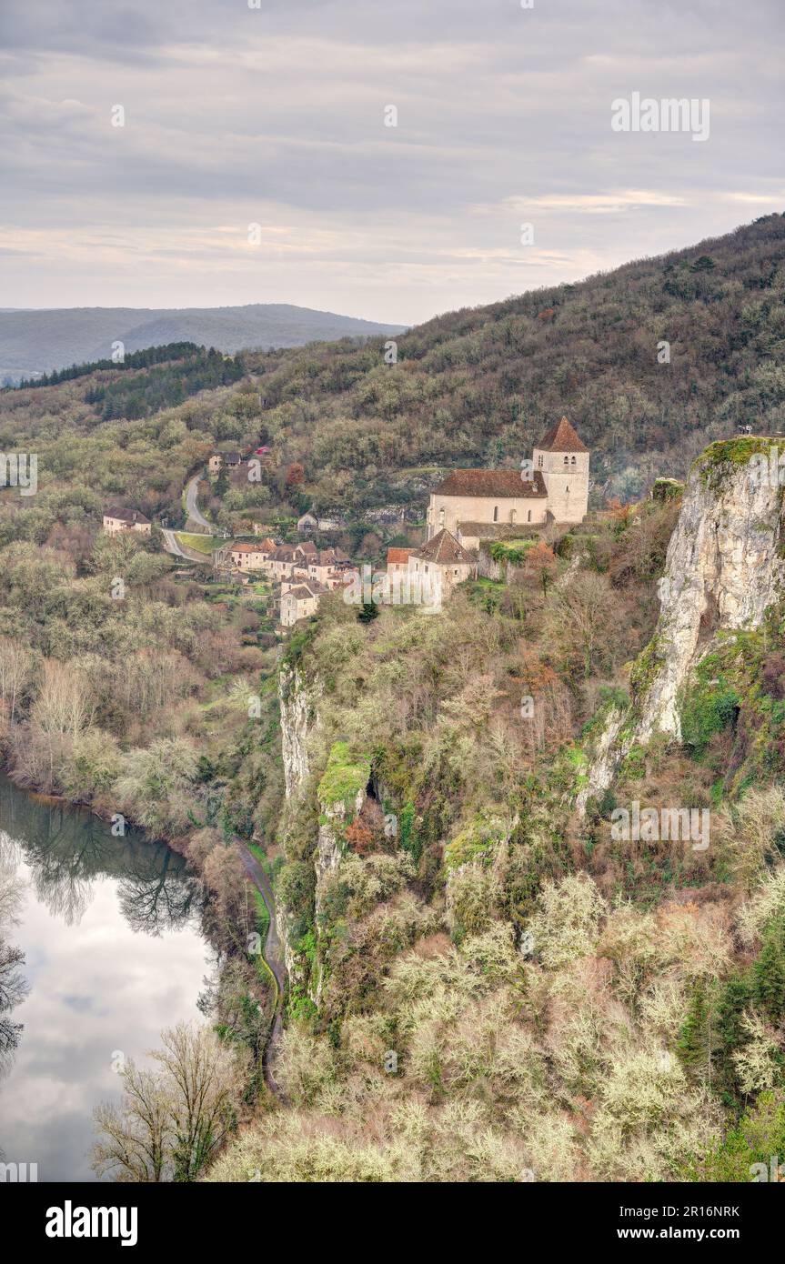 Dordogne france st cirq lapopie hi-res stock photography and images - Alamy