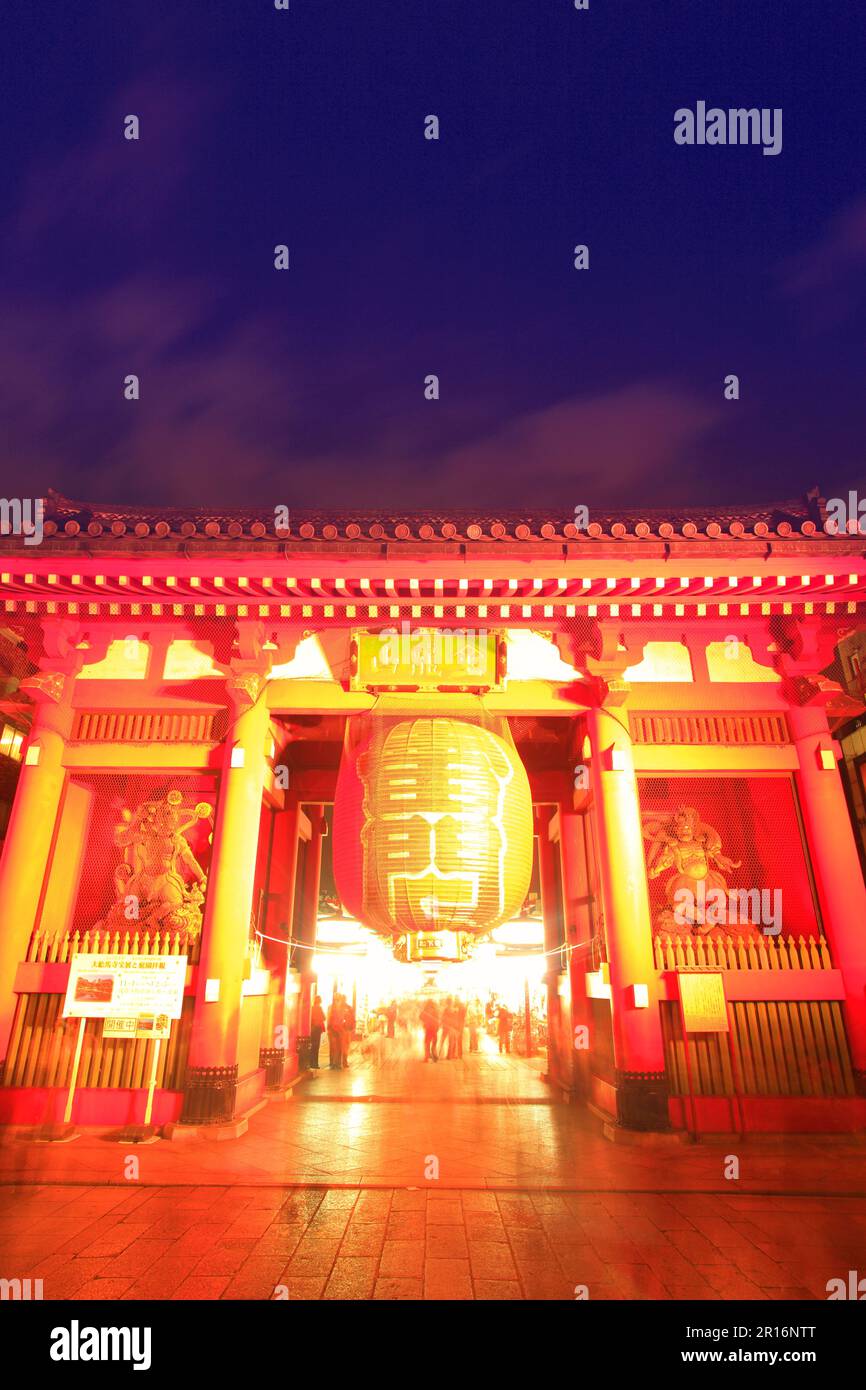 Night asakusa landscape hi-res stock photography and images - Alamy