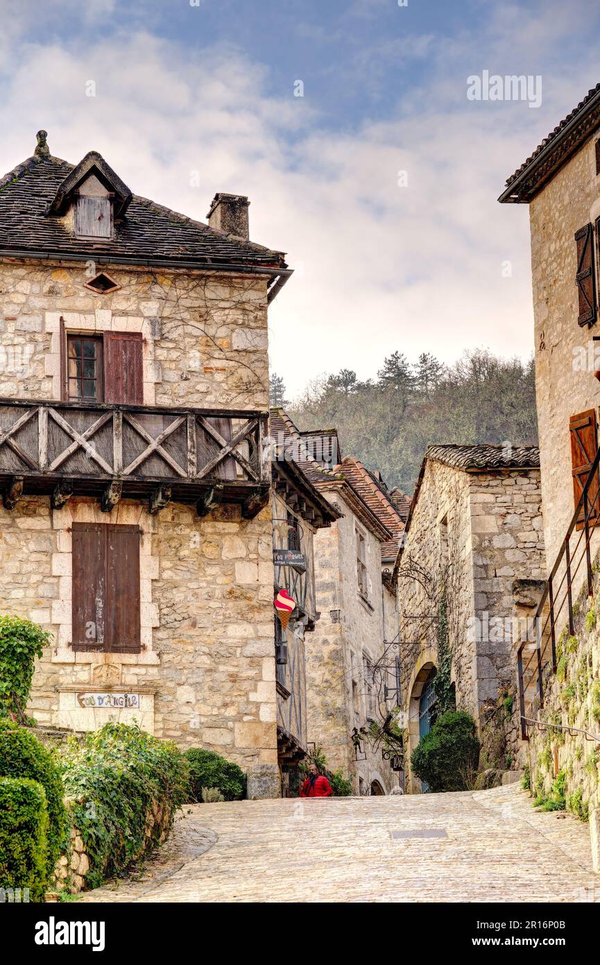 Dordogne france st cirq lapopie hi-res stock photography and images - Alamy
