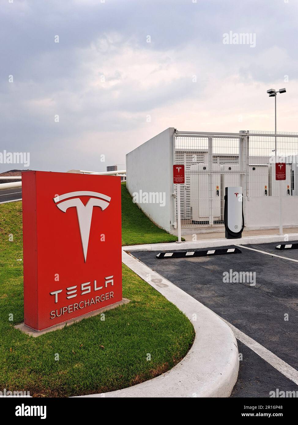 Mexico State, Mexico - May 05 2023: The American electric car company ...