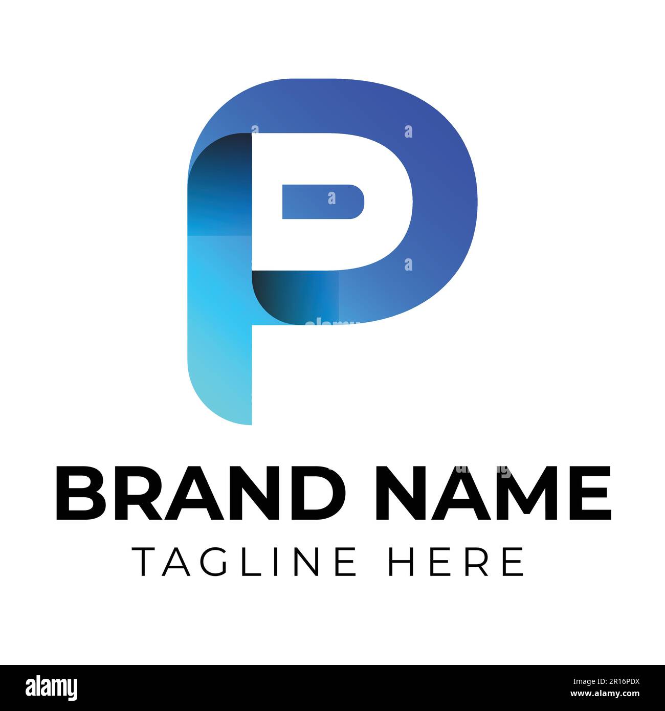 Modern gradient logo design Stock Vector Image & Art - Alamy