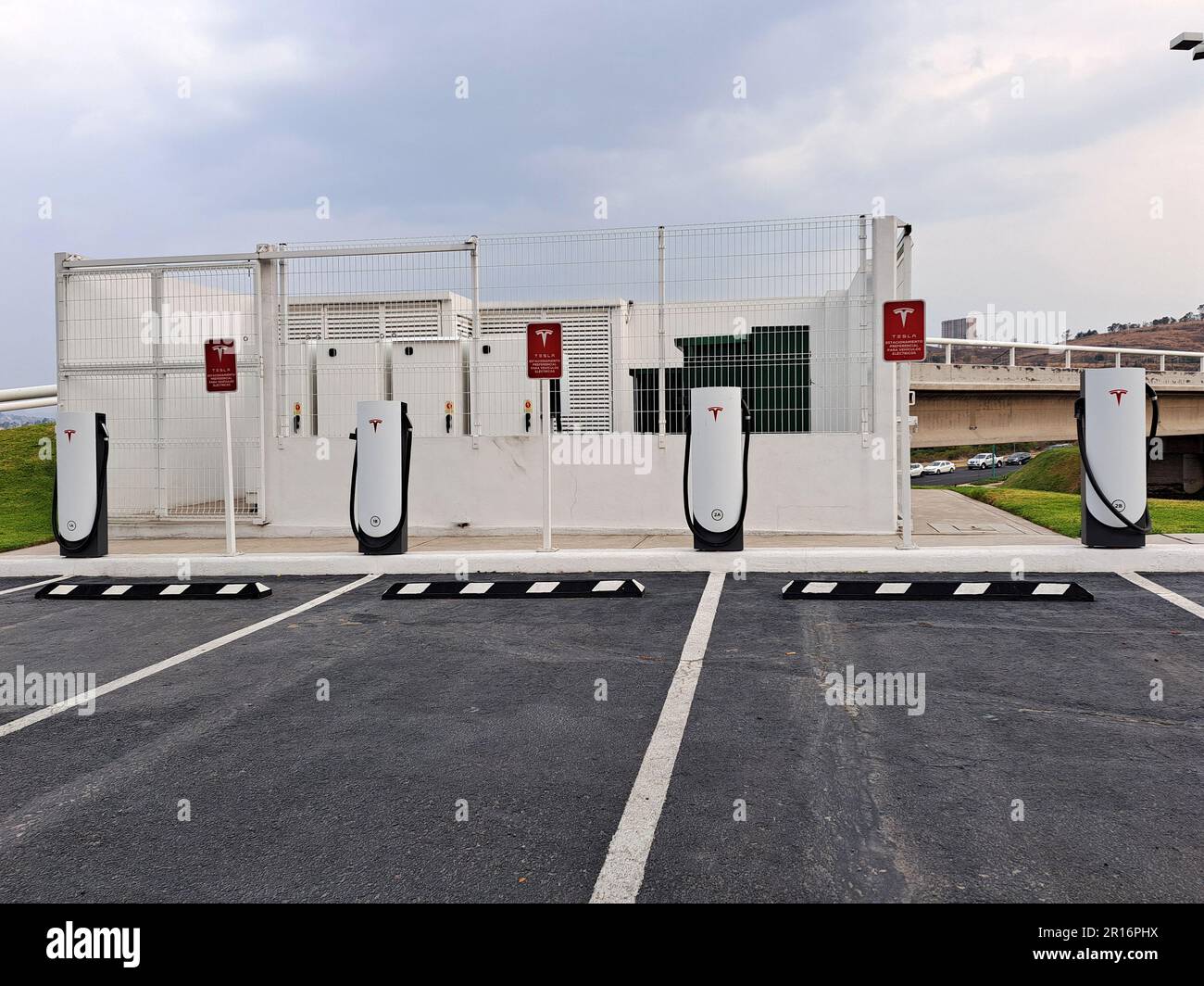 Mexico State, Mexico - May 05 2023: The American electric car company ...