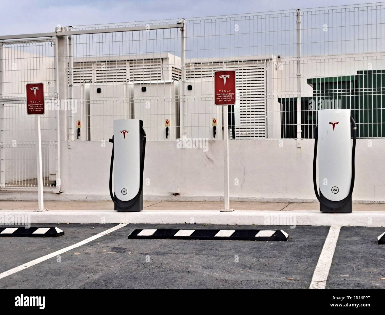 Mexico State, Mexico - May 05 2023: The American electric car company ...