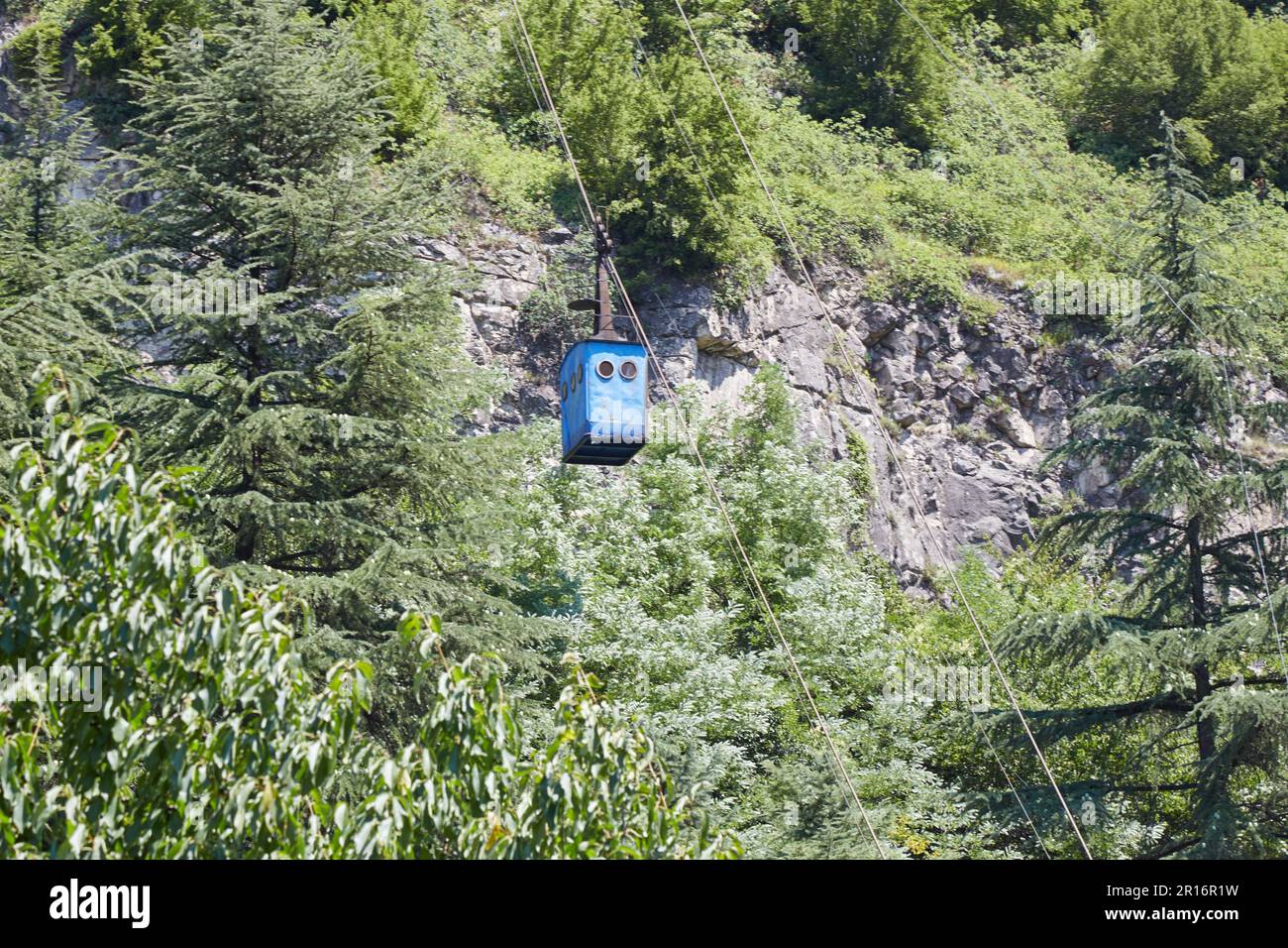 The Cable Cars of Chiatura, Georgia Stock Photo - Alamy