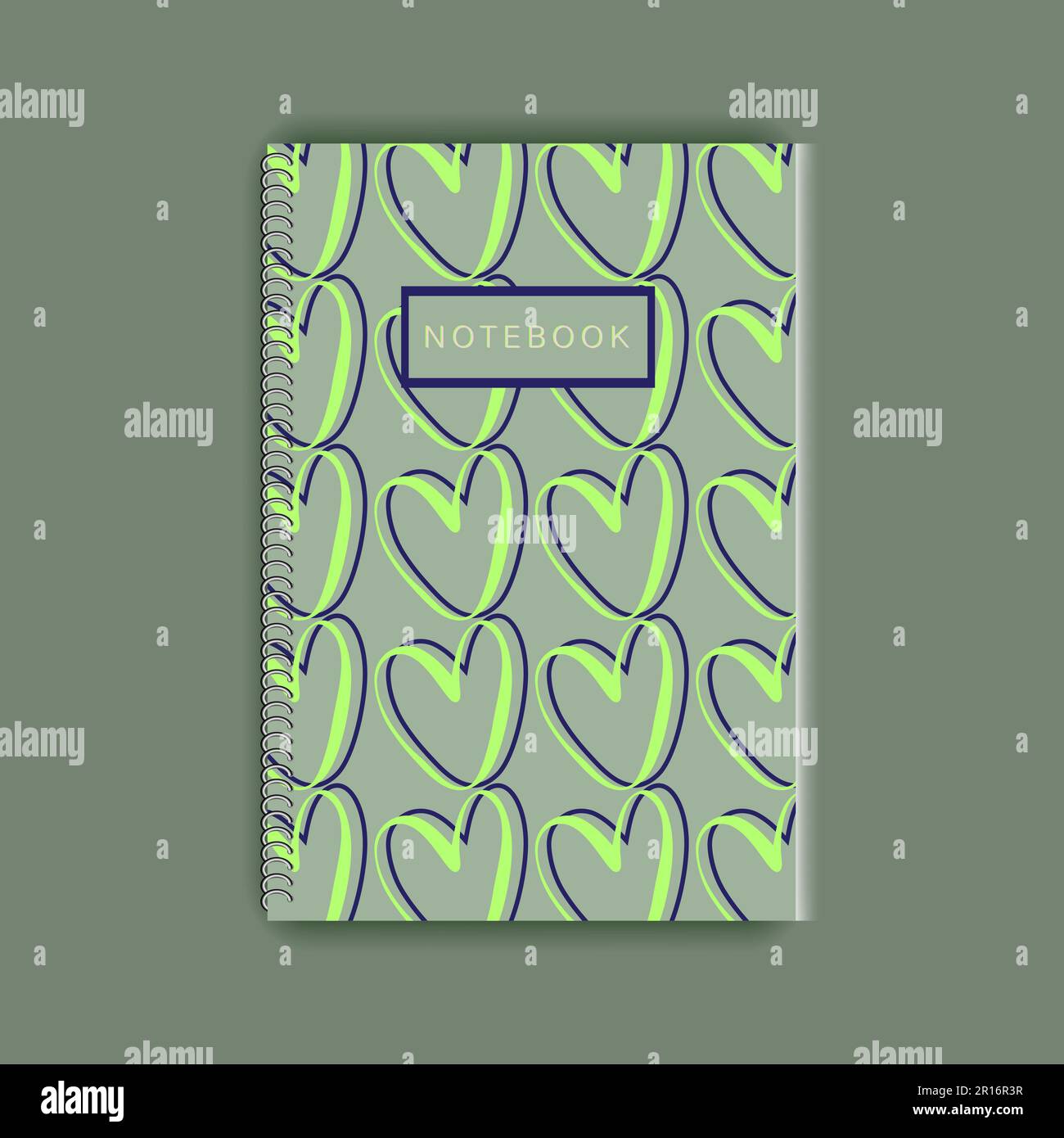 heart notebook cover design notebook diary cover design with heart on ...