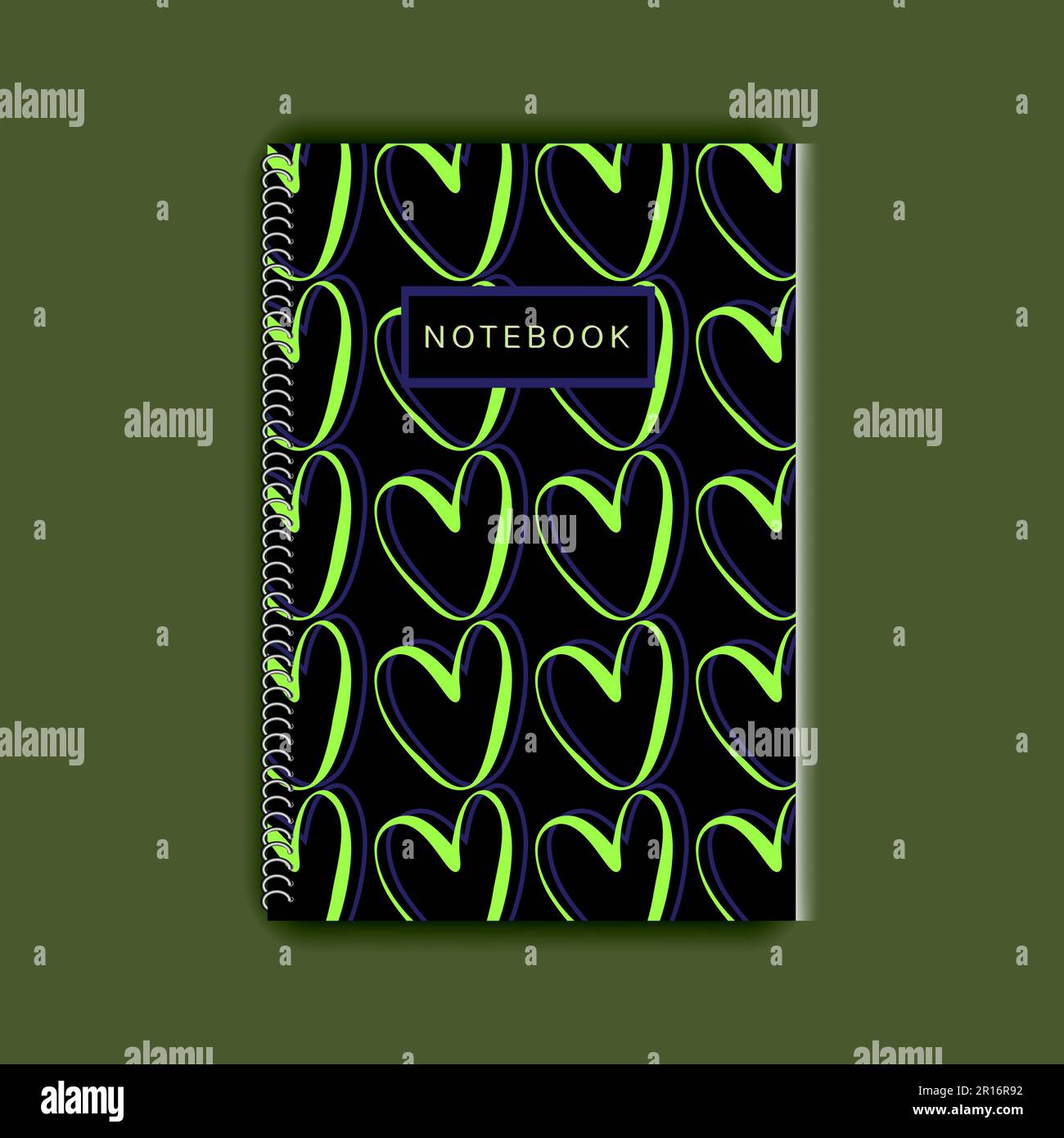 heart notebook cover design notebook diary cover design with heart on ...