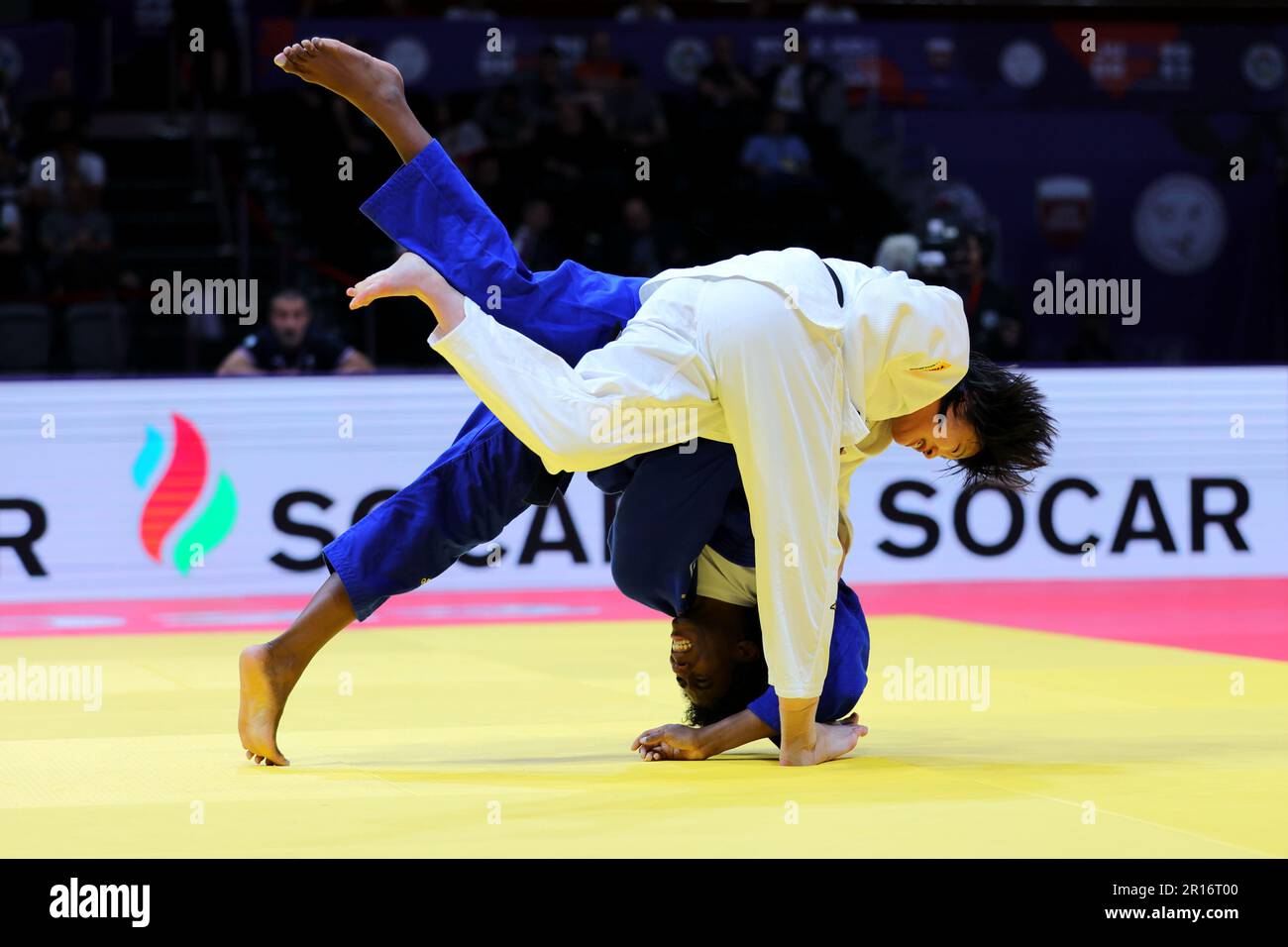 (L-R) Marie Eve Gahie (FRA), Saki Niizoe (JPN), MAY 11, 2023 -Judo : World Judo Championships ...