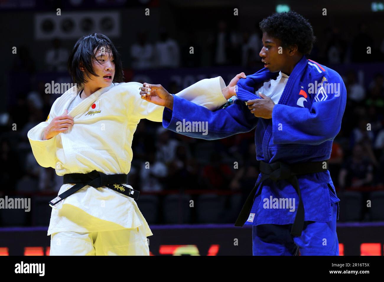 Ali Bin Hamad Al Attiyah Arena, Doha, Qatar. 11th May, 2023. (L-R) Saki Niizoe (JPN), Marie Eve ...