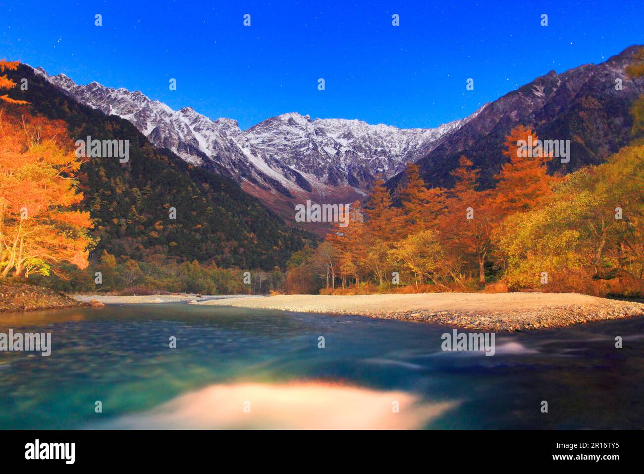 Moonlit mountain hi-res stock photography and images - Alamy