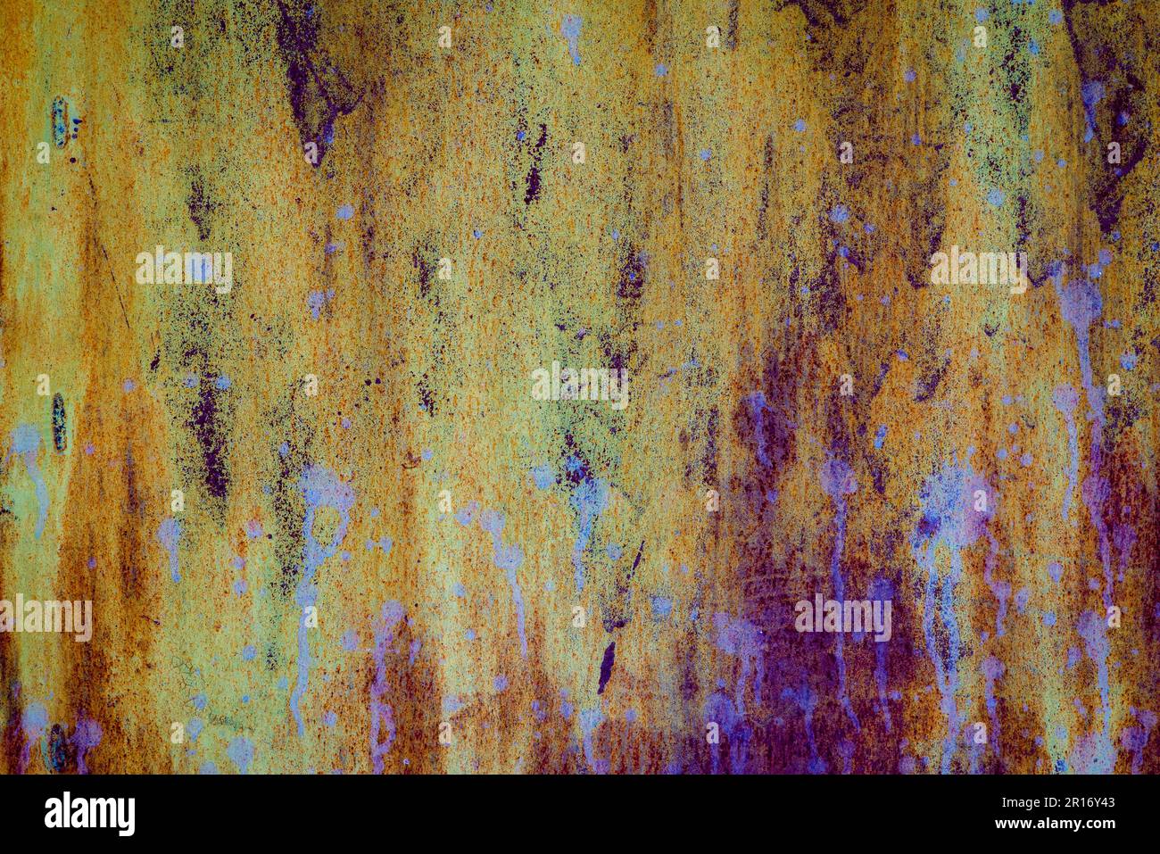 worn rusty metal texture background. Grunge rusty colored orange, green ...