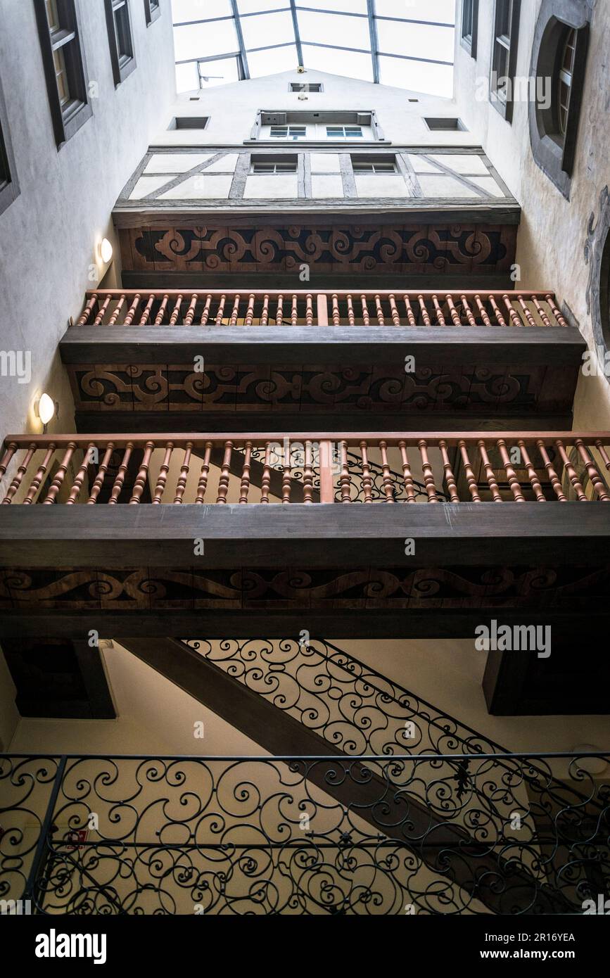 Inner atrium architecture, City of Zurich Construction History Archive ...