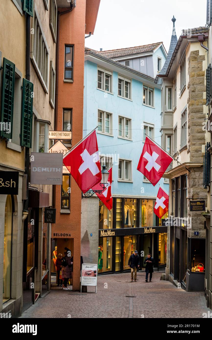 Augustinergasse, a medieval lane that today is part of the inner city ...