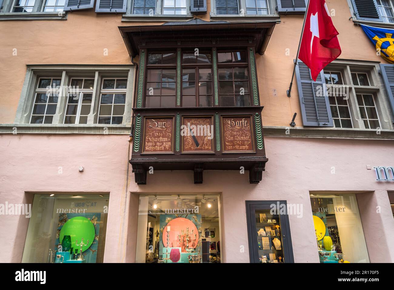 Augustinergasse, a medieval lane that today is part of the inner city ...