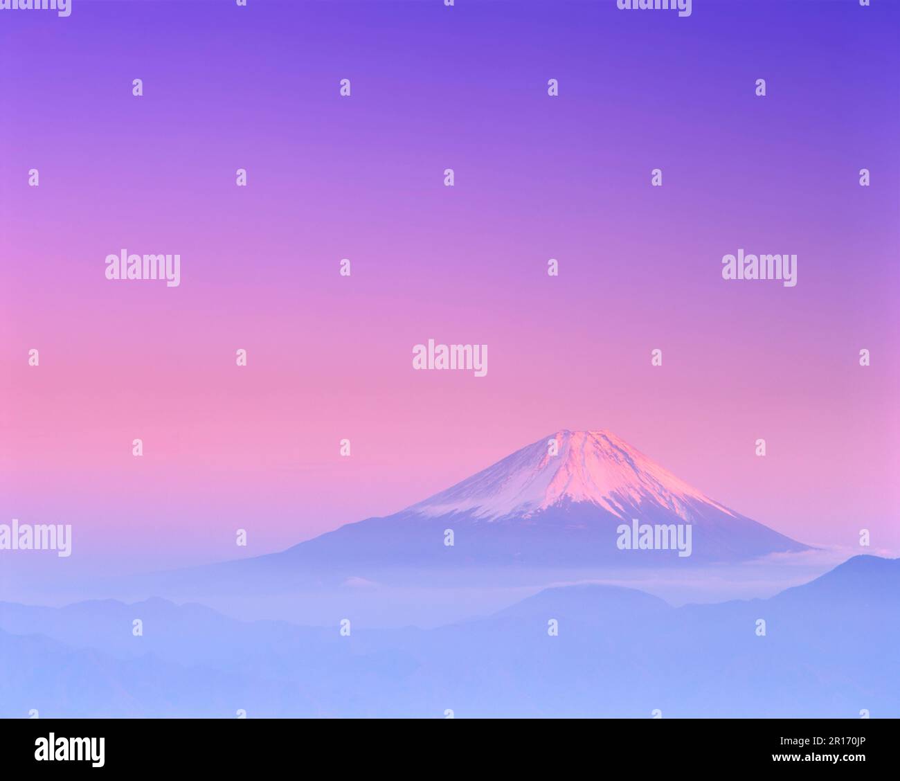 Mount Fuji Sunset Stock Photo - Alamy