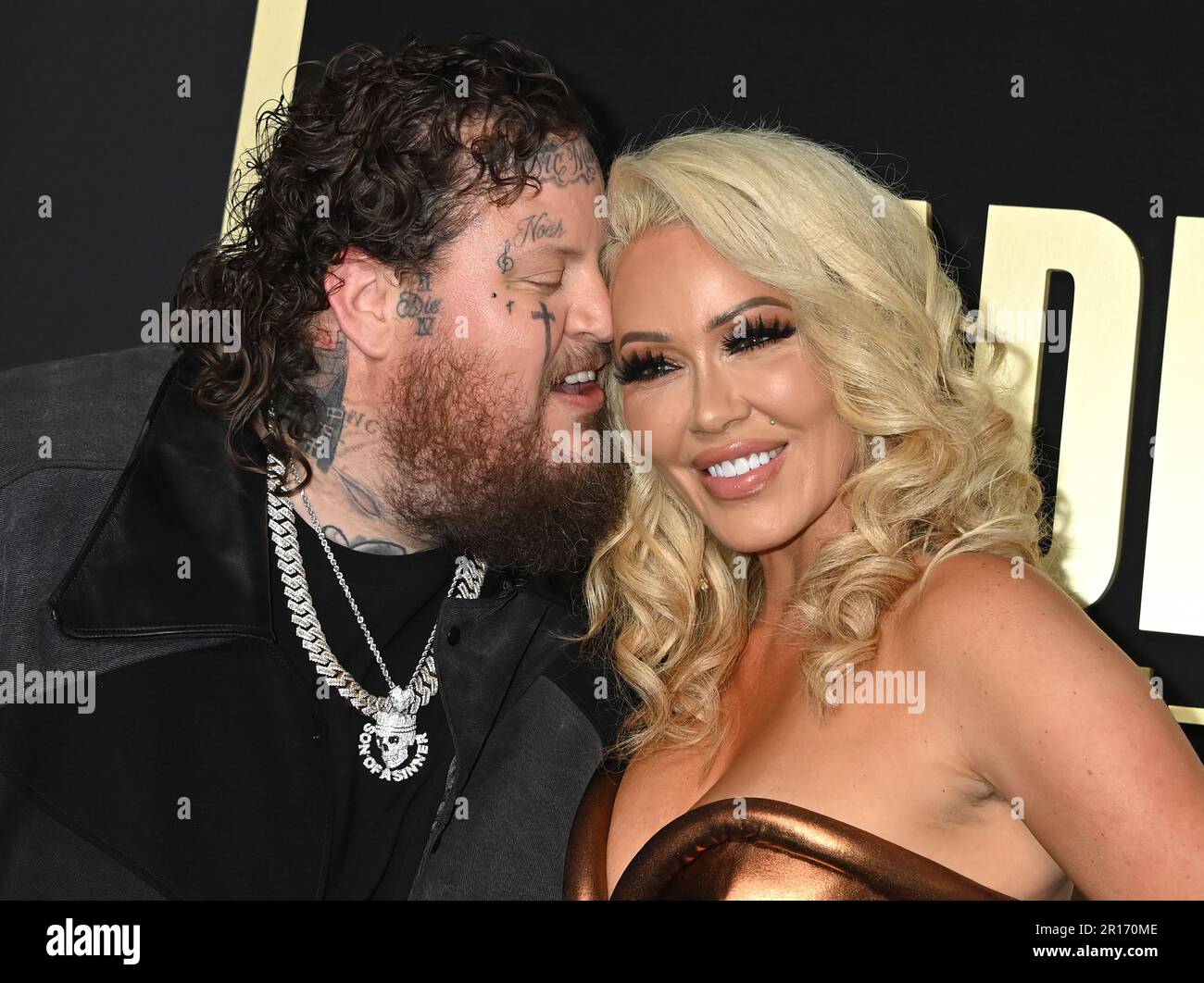 Frisco, USA. 11th May, 2023. Jelly Roll and Bunnie DeFord arriving at ...