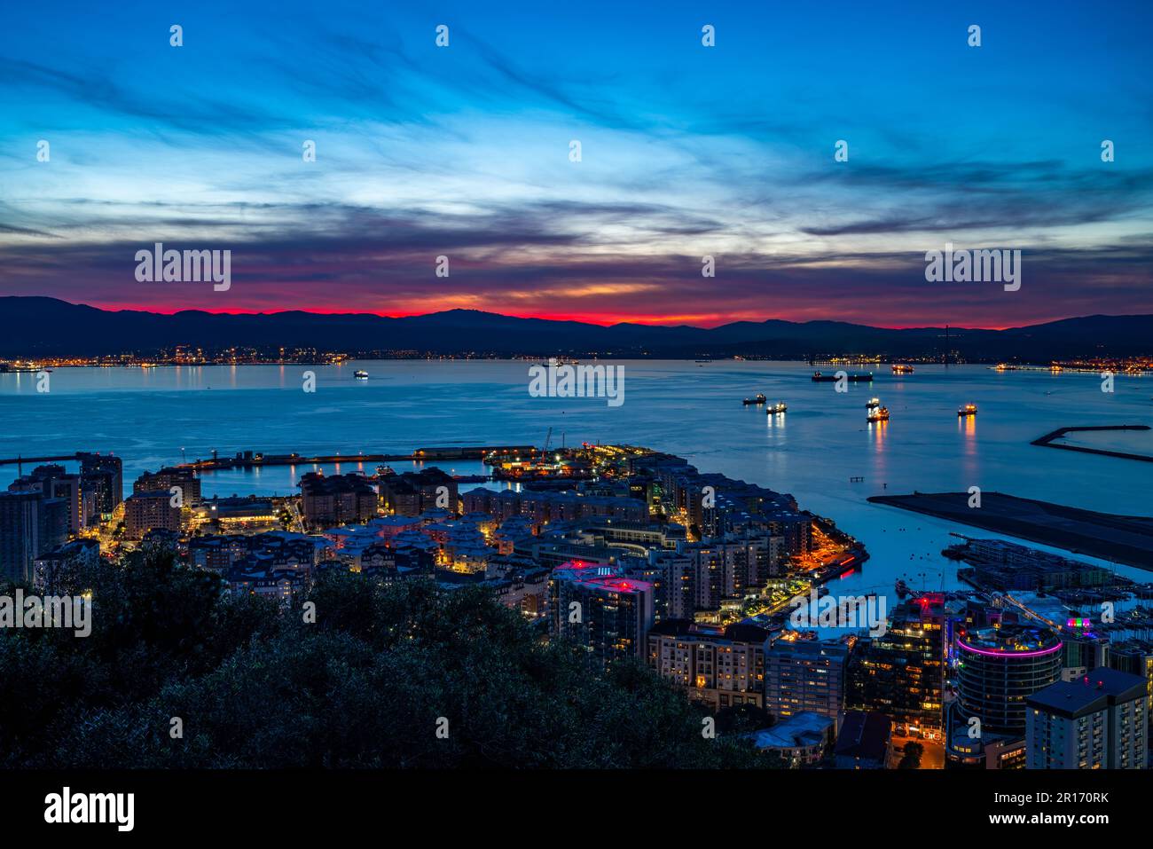 Gibraltar aerial hi-res stock photography and images - Alamy
