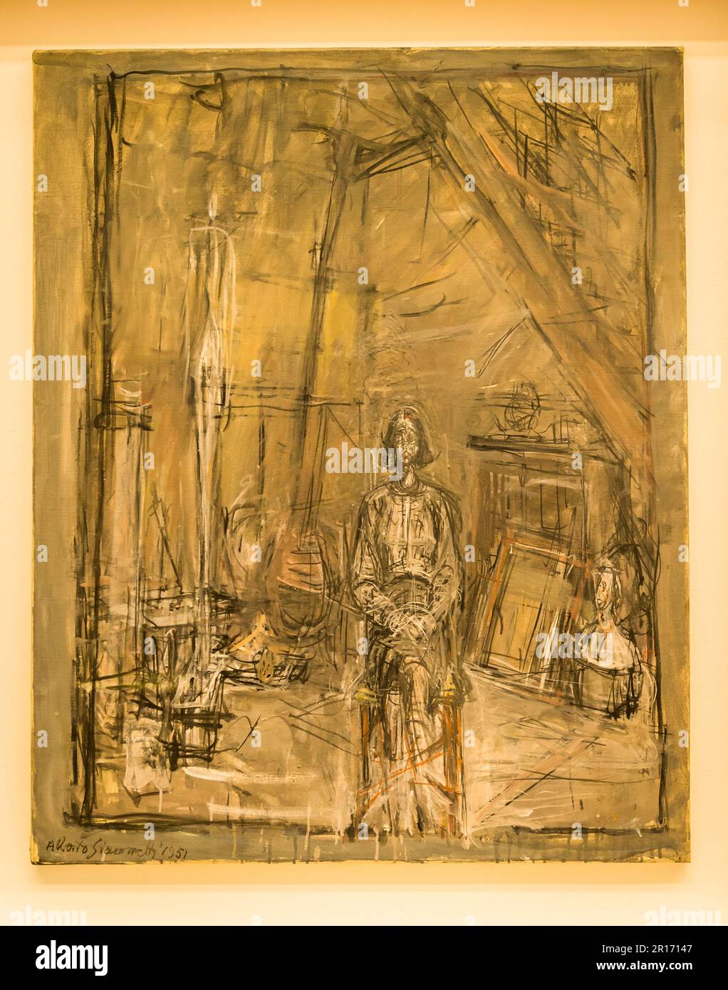 Annette, 1951, by Alberto Giacometti, Kunsthaus, Museum of Art, Old ...