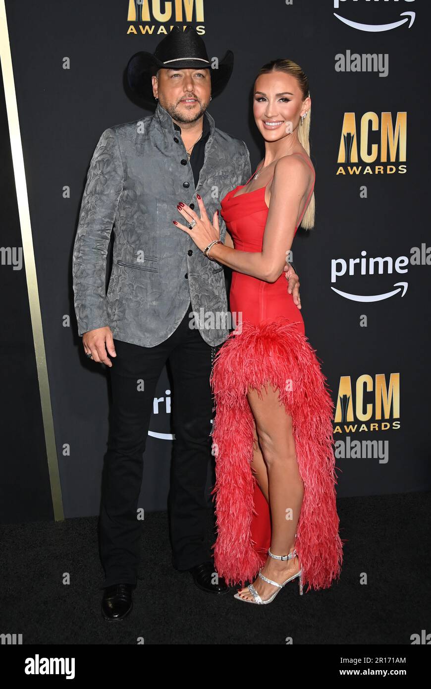 Frisco, USA. 11th May, 2023. Jason Aldean and Brittany Kerr arriving at ...