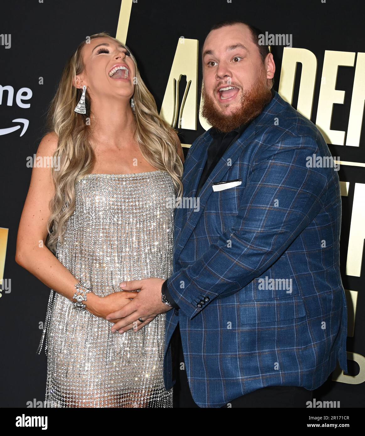Frisco, USA. 11th May, 2023. Luke Combs and Nicole Hocking arriving at ...