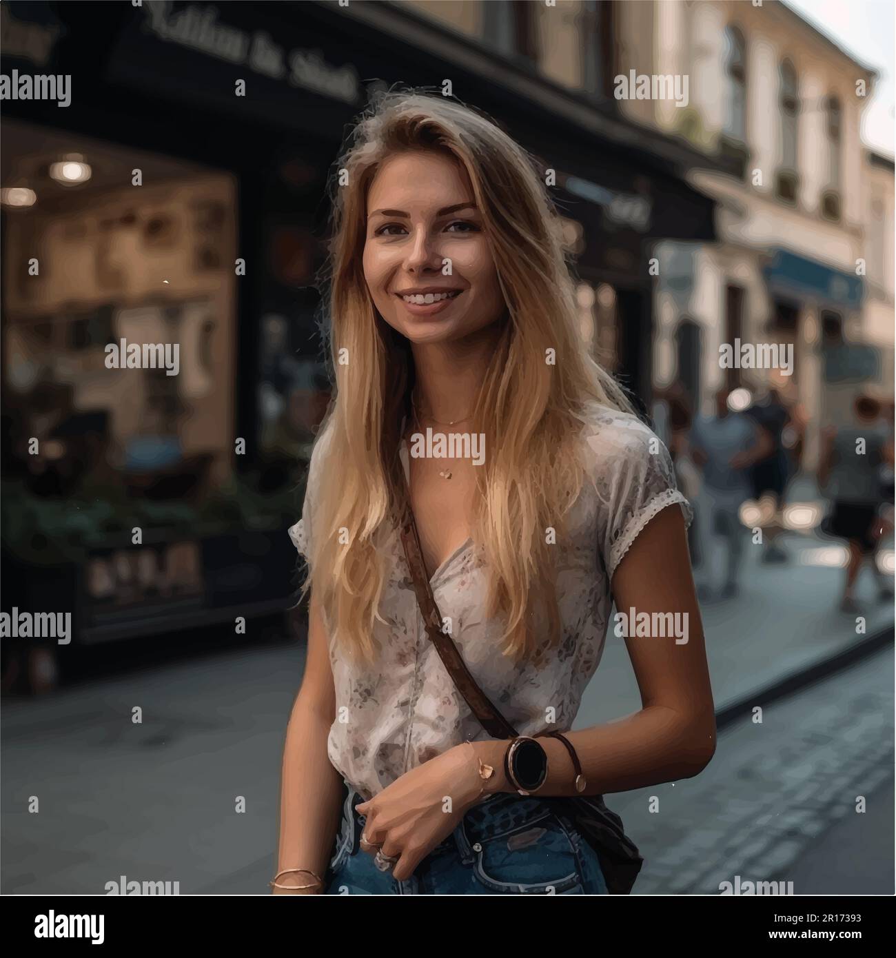 Attractive person single Stock Vector Images - Alamy