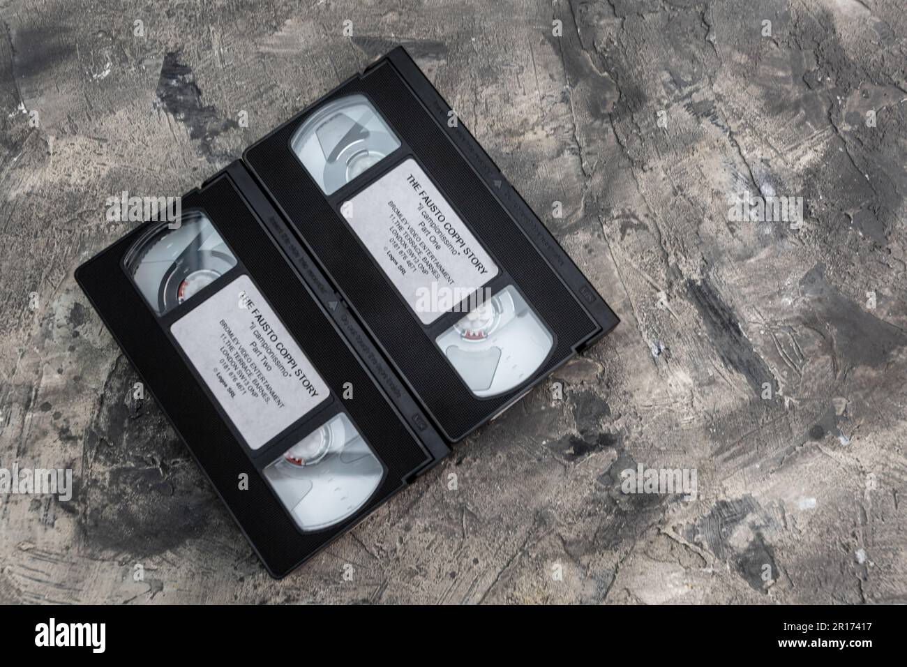 A double VHS tape biography of Italian campionissimo Fausto Coppi who ...