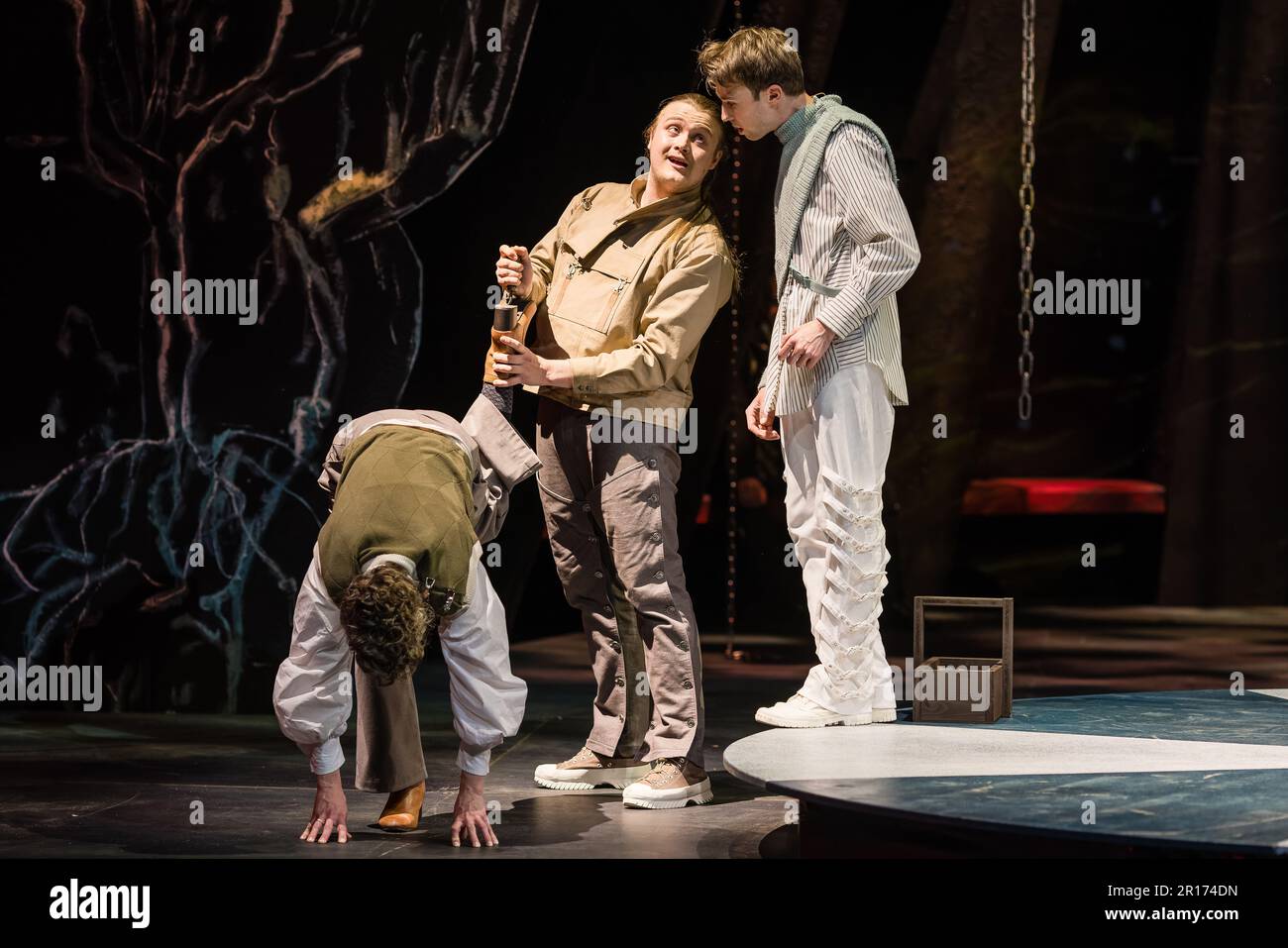 Cottbus, Germany. 10th May, 2023. Actress Charlotte Müller (Dysart, l-r ...