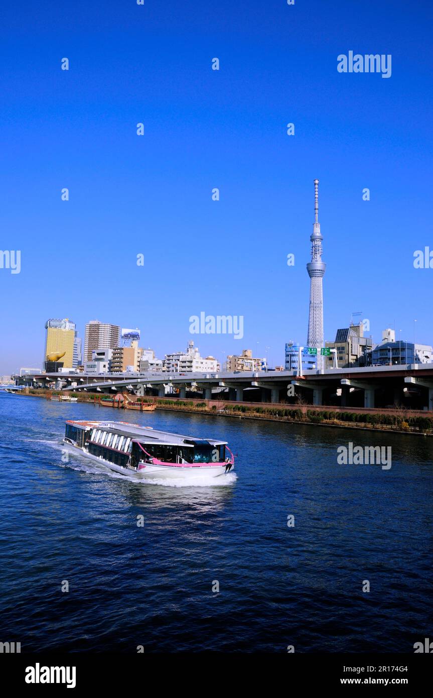Sky Tree and Sumida River Stock Photo - Alamy