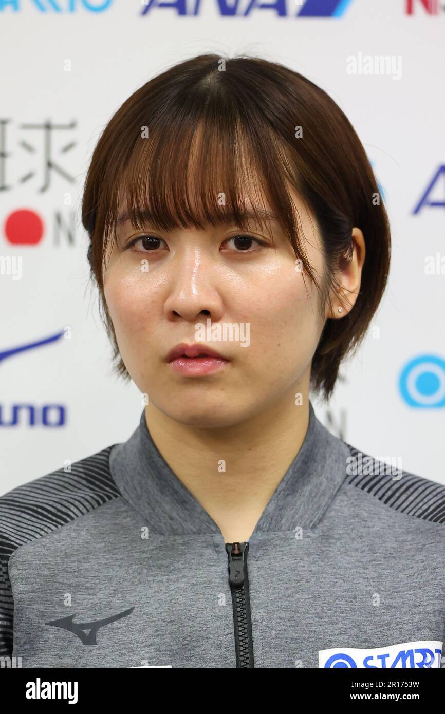 Tokyo, Japan. 12th May, 2023. Miu Hirano Table Tennis : Press ...