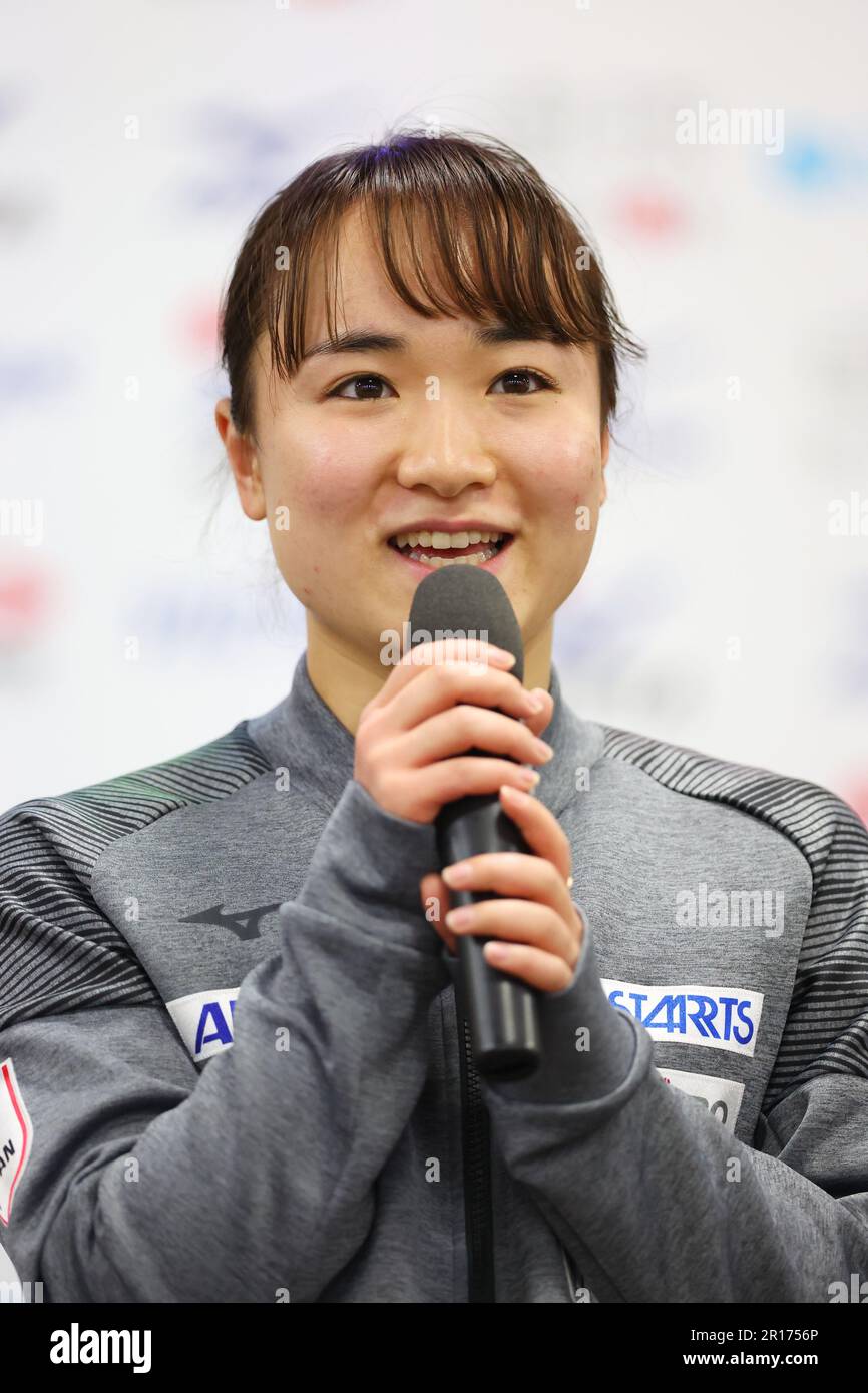 Tokyo, Japan. 12th May, 2023. Mima Ito Table Tennis : Press conference ...