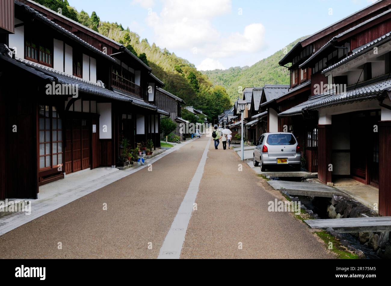 Kumagawa-Juku Rekishi Kokudo landscape Stock Photo - Alamy
