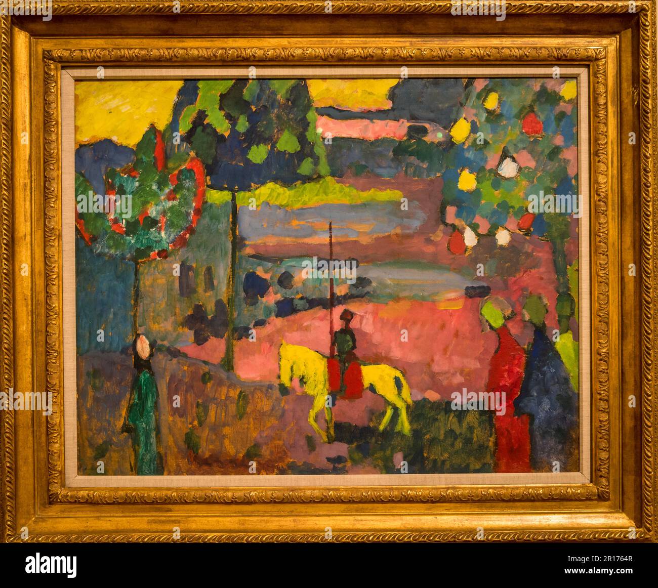 Lancer in Landscape, by Kandinsky, Kunsthaus, Museum of Art, Old ...