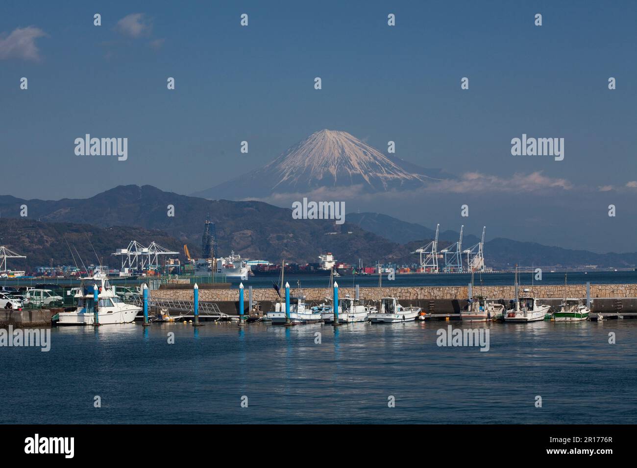 Mt. Fuji and Suruga Bay Stock Photo - Alamy