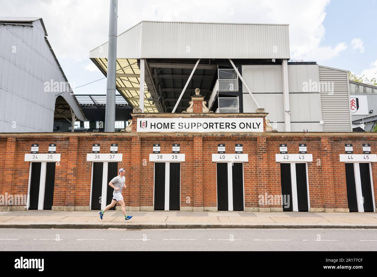 Craven Cottage the home of Fulham Football Club, Fulham, Stevenage Road ...