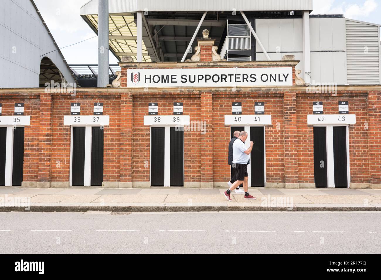 Craven Cottage the home of Fulham Football Club, Fulham, Stevenage Road ...