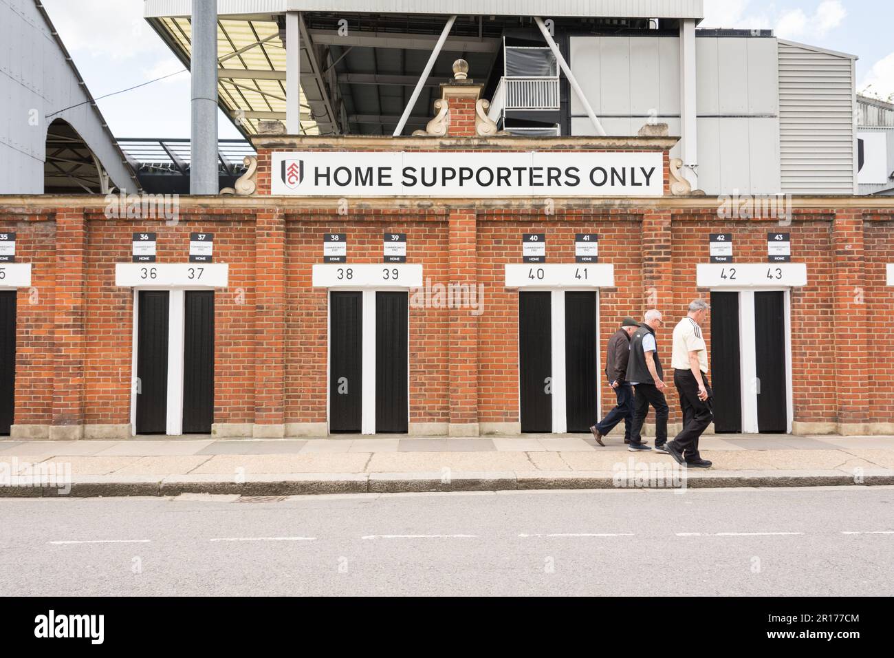 Craven Cottage the home of Fulham Football Club, Fulham, Stevenage Road ...