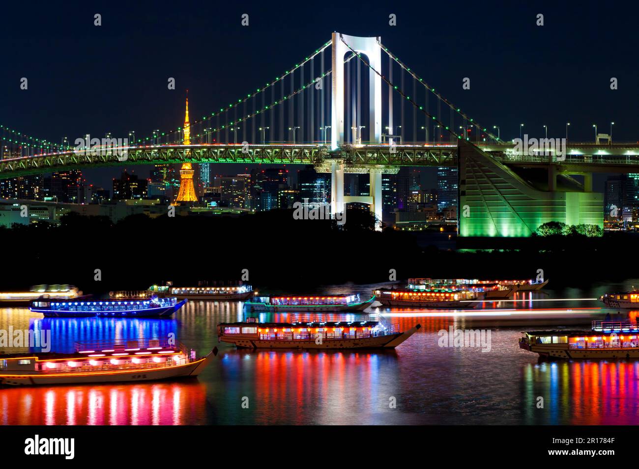 Tokyo night view seen from Odaiba Stock Photo - Alamy