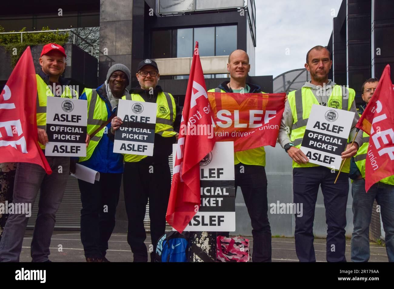 London, England, UK. 12th May, 2023. ASLEF (Associated Society of ...