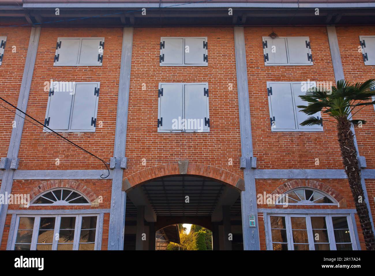 East cocoon warehouse of Tomioka Silk Mill Stock Photo - Alamy