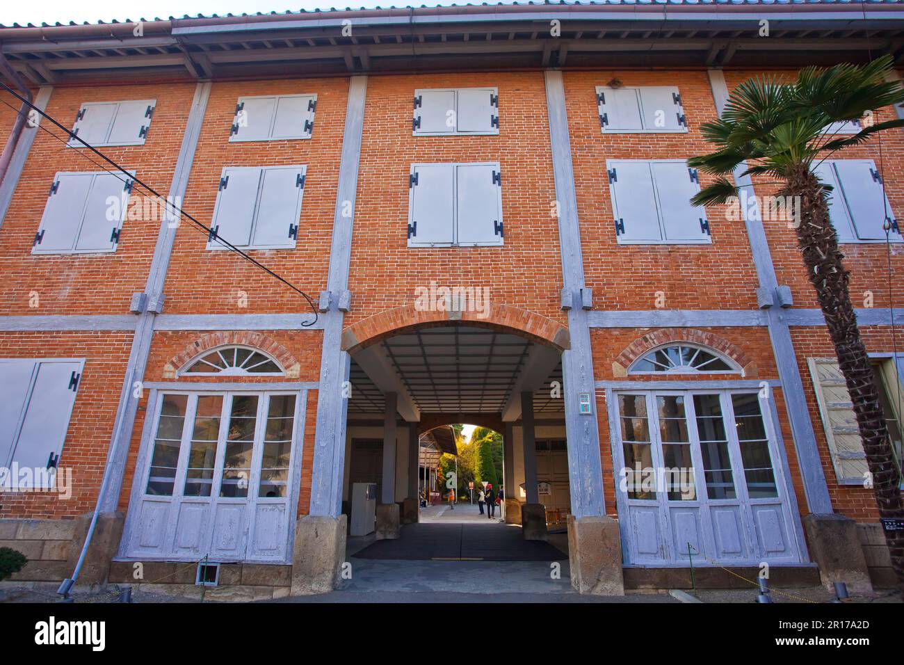 East cocoon warehouse of Tomioka Silk Mill Stock Photo - Alamy