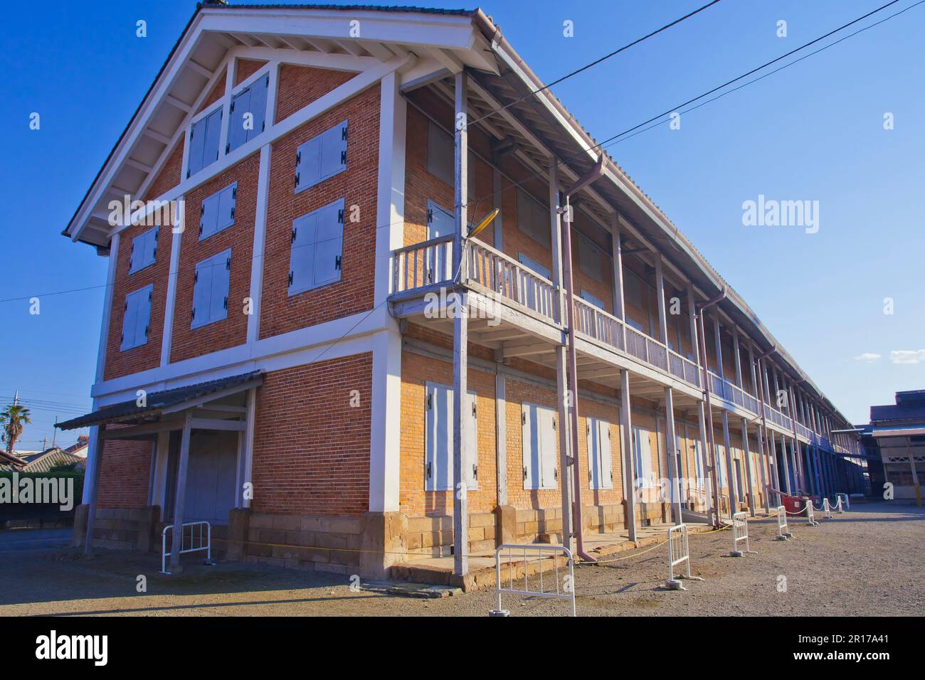 East cocoon warehouse of Tomioka Silk Mill Stock Photo - Alamy