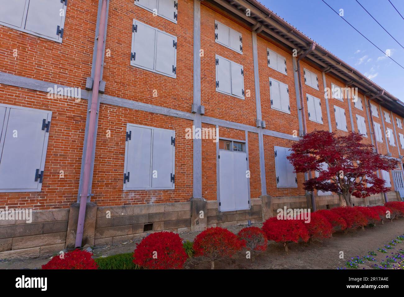 East cocoon warehouse of Tomioka Silk Mill Stock Photo - Alamy