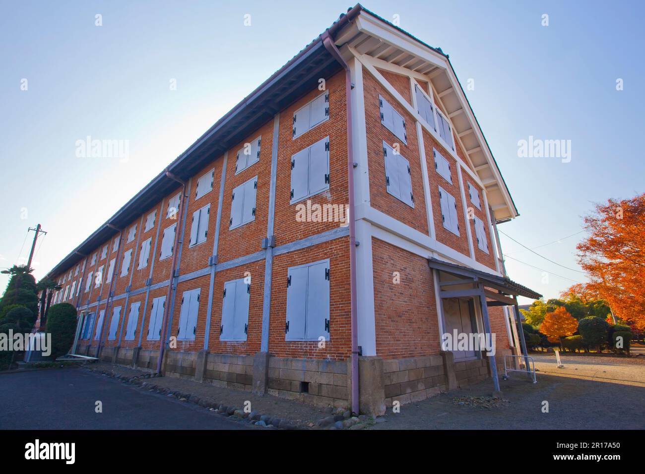 East cocoon warehouse of Tomioka Silk Mill Stock Photo - Alamy