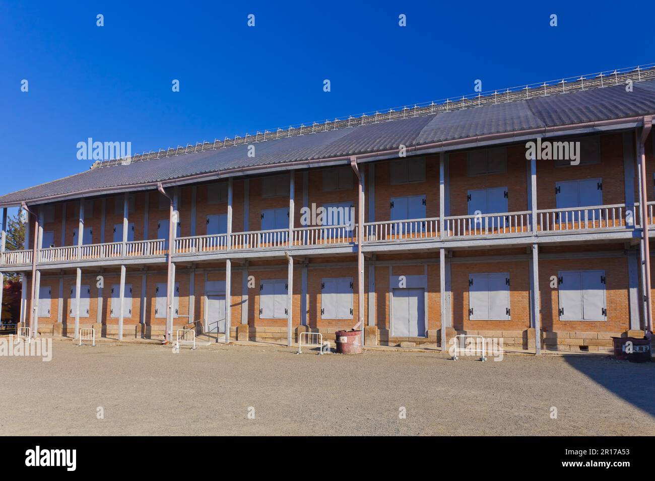 East cocoon warehouse of Tomioka Silk Mill Stock Photo - Alamy